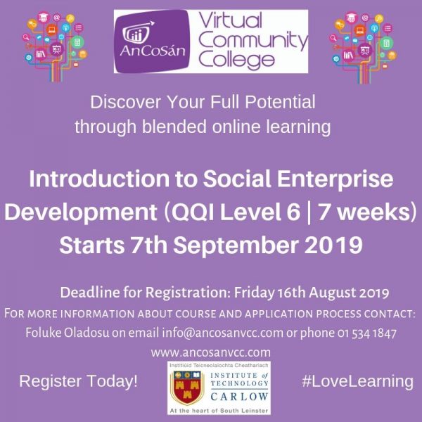 Certificate in Leadership and Social Enterprise (QQI Level 6) + An ...
