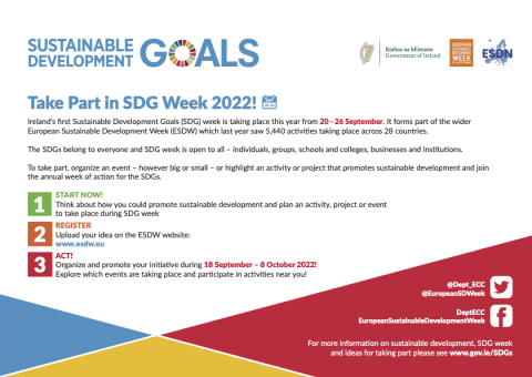 SDG Week 20 – 26 September 2022 - SocEnt.ie